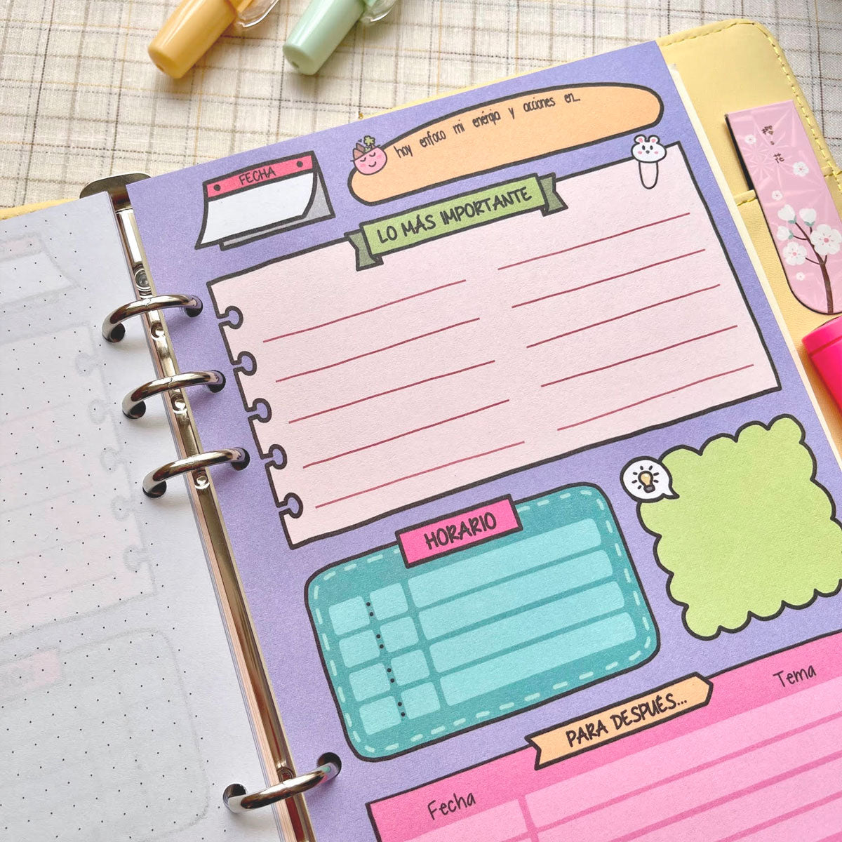 Hojas para Carpeta A5 y A6 - Pendientes Diarios Journal – Chíkidi